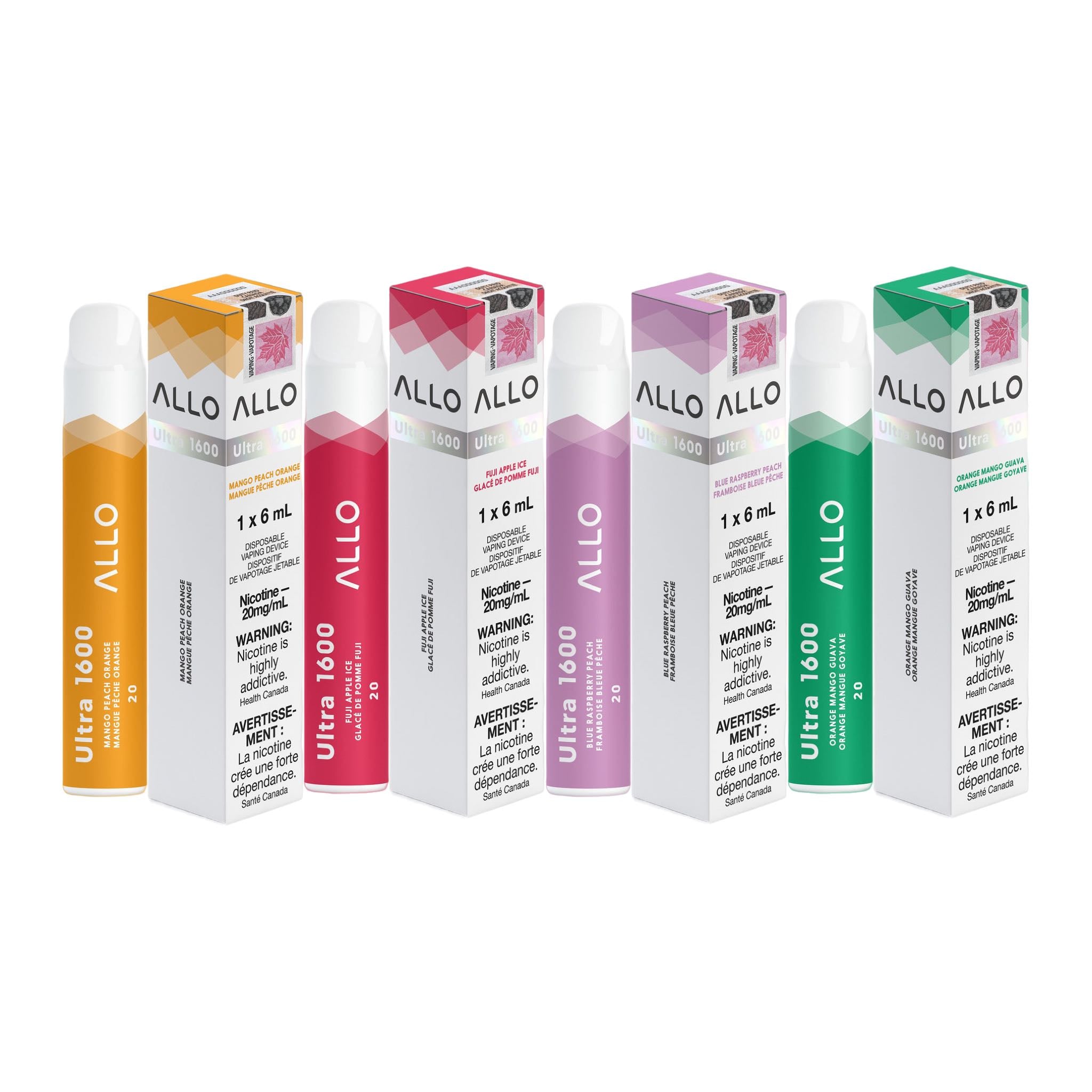ALLO Ultra 1600 Disposable Vapes - Canada – Cloud Island Vapour