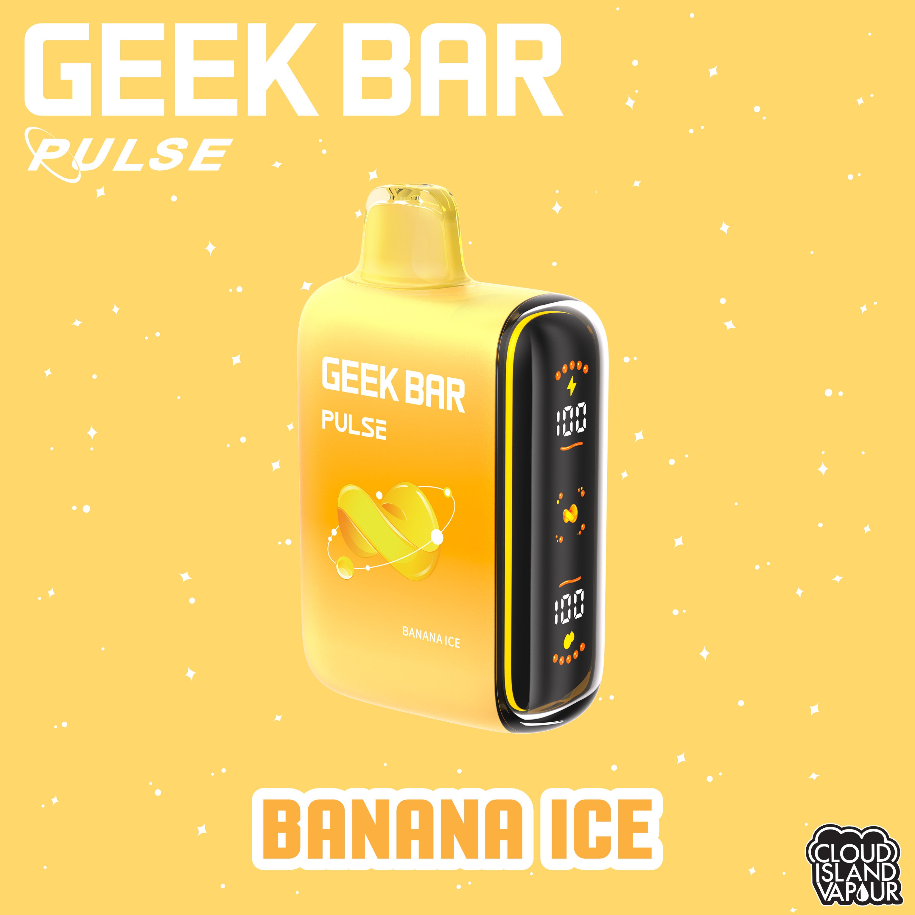 GEEK BAR PULSE 9000 Disposable Vape - Banana Ice – Cloud Island Vapour