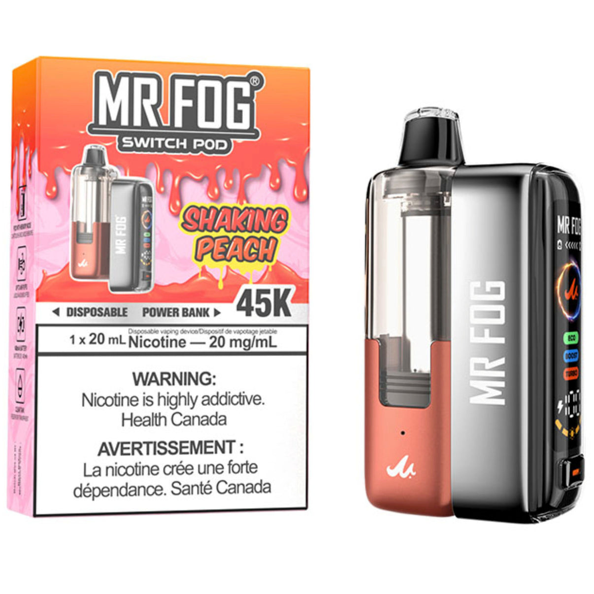 MR FOG SWITCH POD Starter Kit - Shaking Peach – Cloud Island Vapour