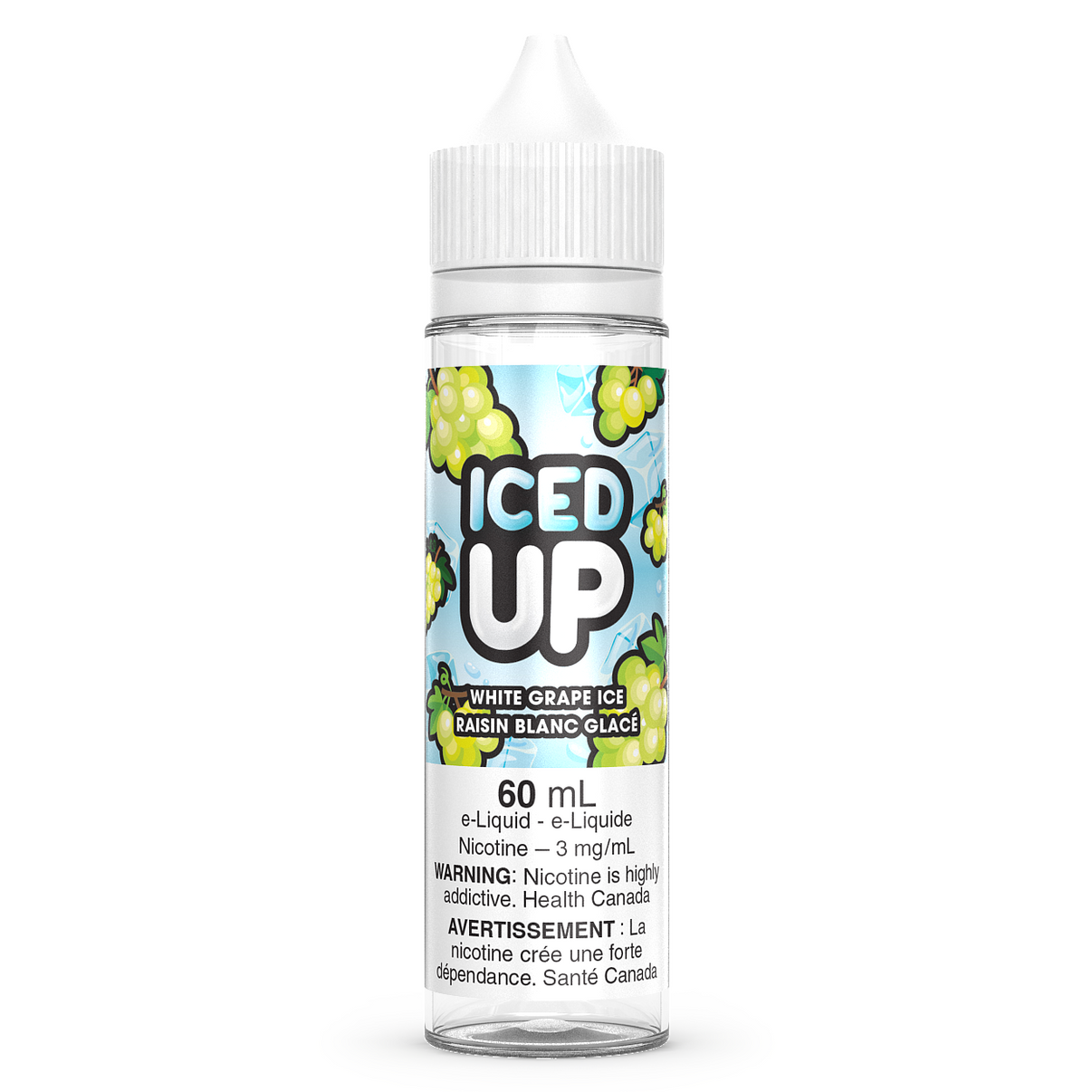 Iced Up 60ml - White Grape Ice – Cloud Island Vapour